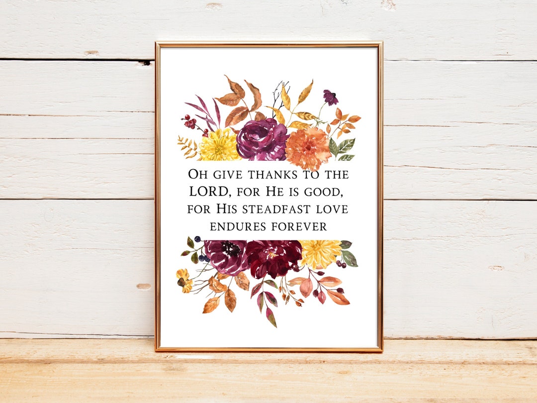 Fall Bible Verse Wall Art | Bible Verse Sign | Christian Wall Art ...