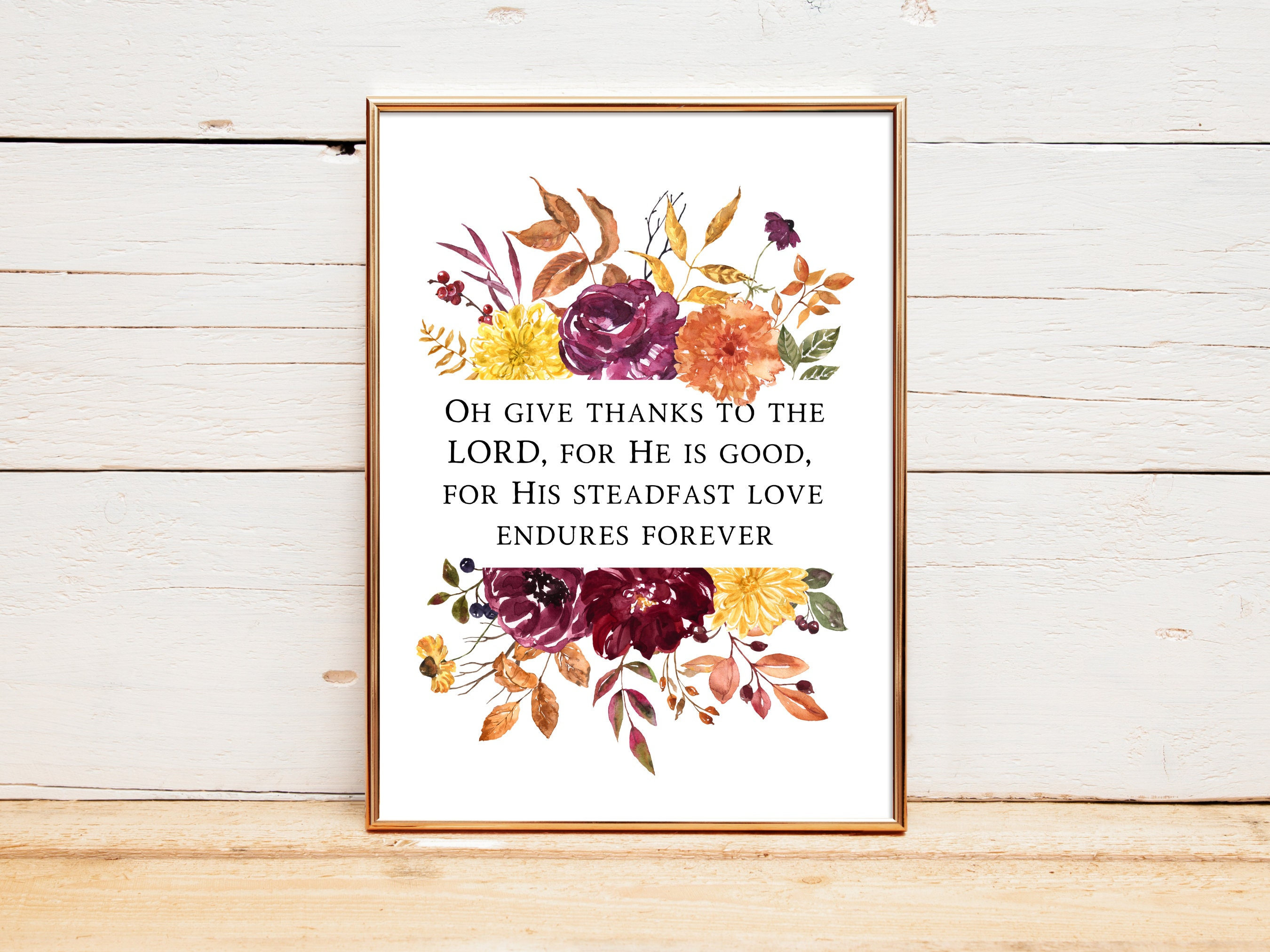 Fall Bible Verse Wall Art Bible Verse Sign Christian Wall Art Scripture ...