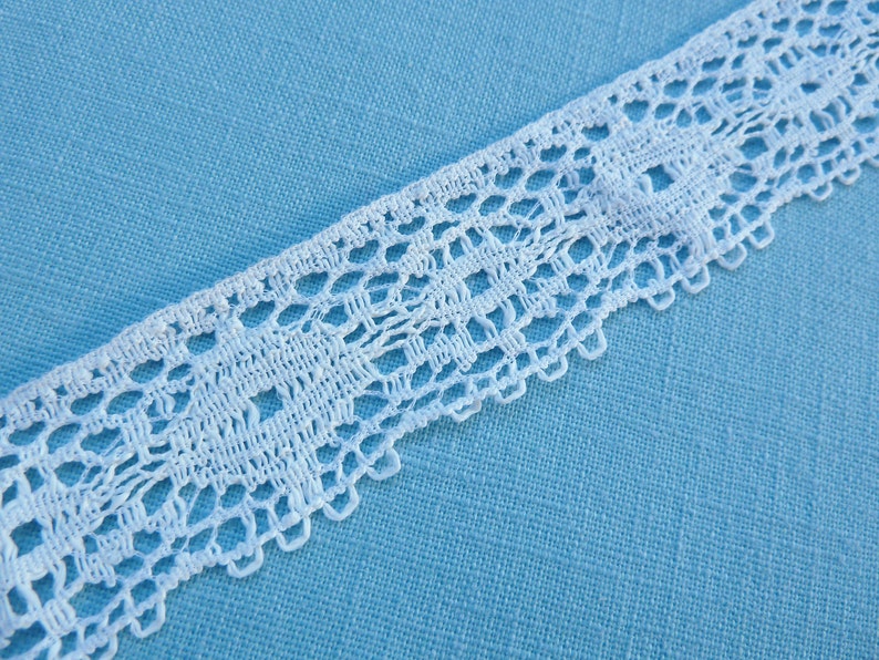 White Cotton Trim Crochet Style - Etsy