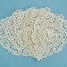 Bridal Ivory Crochet Lace Front Insert Applique With Floral Pattern ...