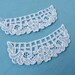 Bridal White Lace Applique With Floral Pattern - Set of 2 - Etsy