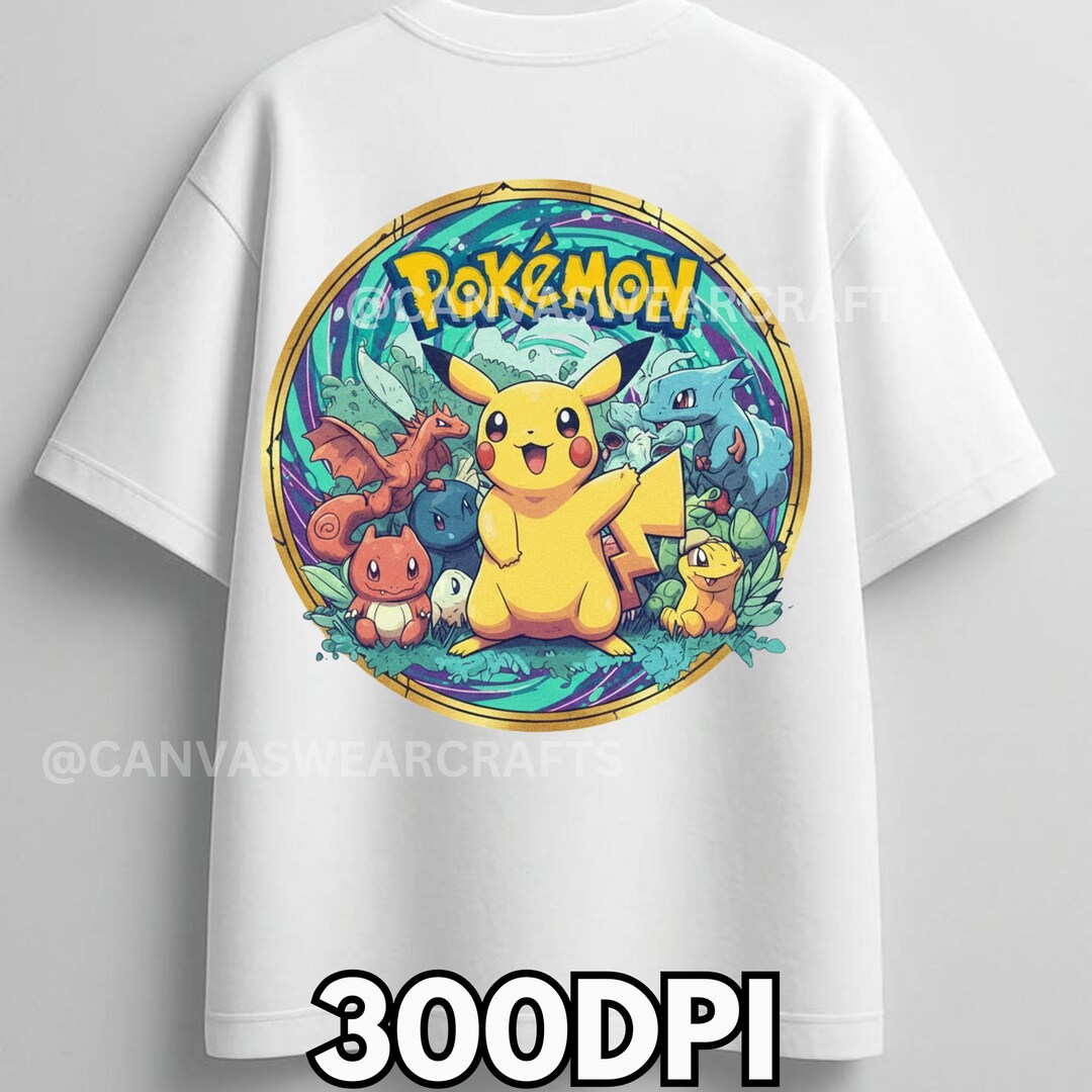 Pokemon PNG, Kids Cartoon Png File for Sublimation, Squirtle Png ...