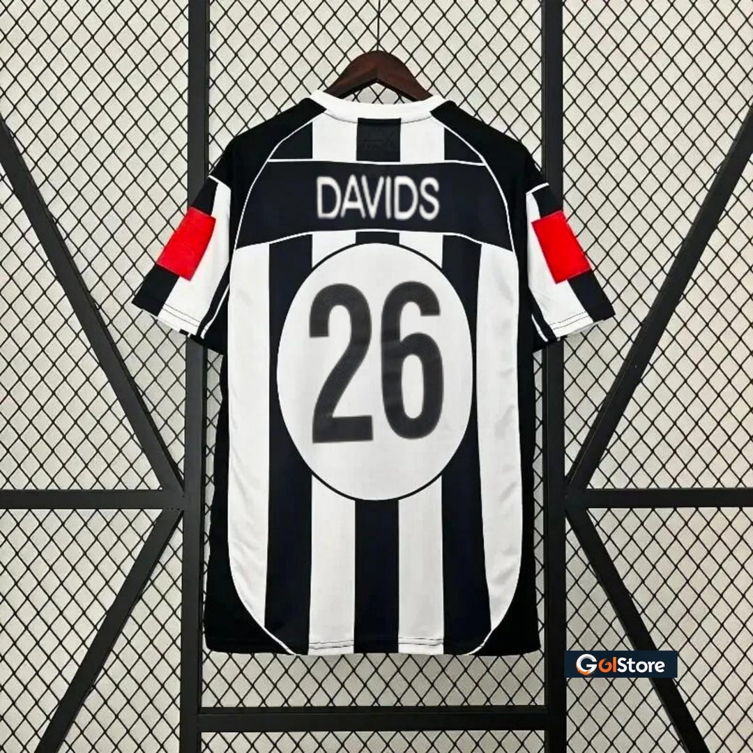 Retro 2000s Football Shirt – Black & White Italian Style Tribute - Etsy UK