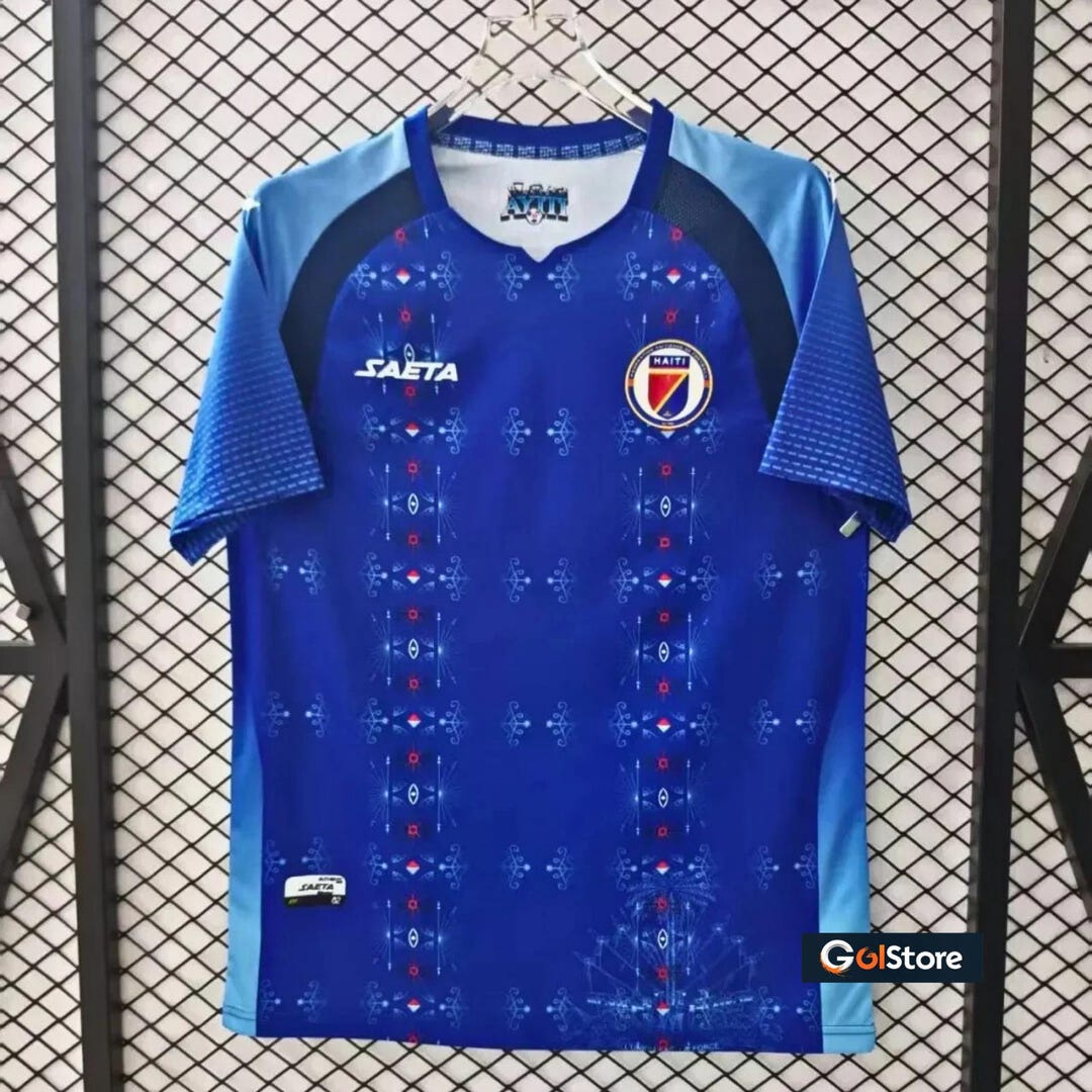 Modern National Football Shirt – 2026 Home Style – Blue Red Kit – Short ...