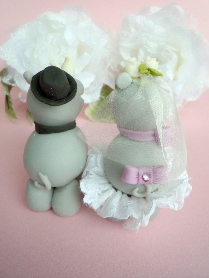 Rhino Cake Topper for Wedding - Etsy