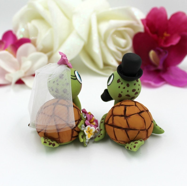 Sea Turtle Cake Topper Wedding Custom Cake Topper Sea Animal - Etsy