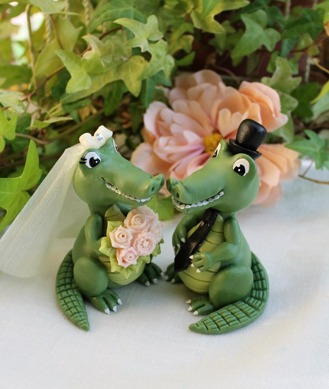 Crocodile Alligator Wedding Cake Topper, Safari Wild Animal Rustic ...