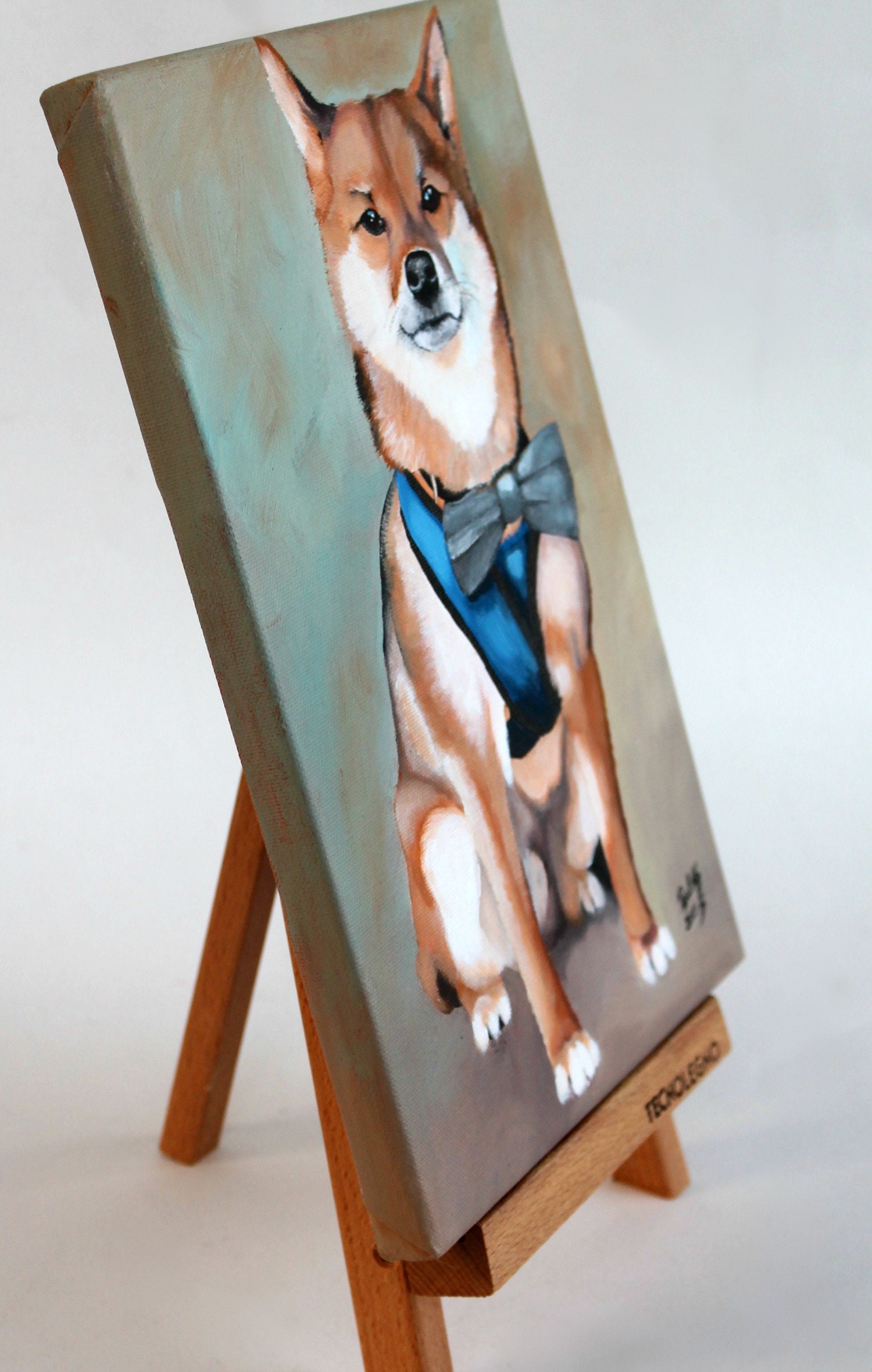 Pet portrait custom pet portrait painting dog portrait | Etsy