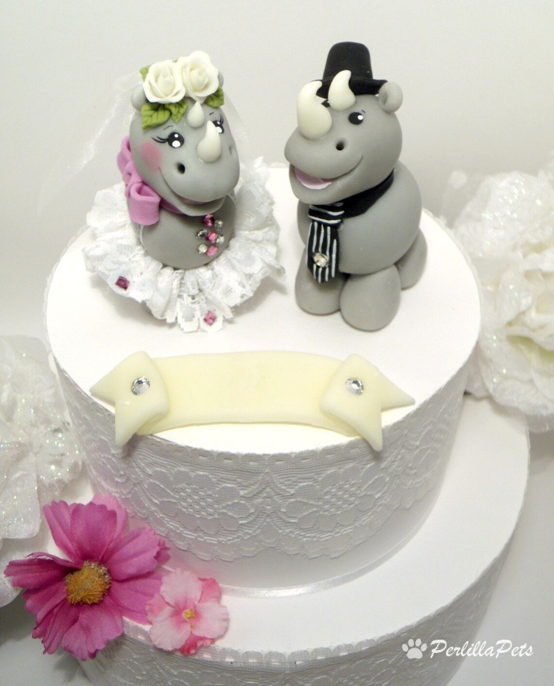 Rhino Cake Topper for Wedding - Etsy