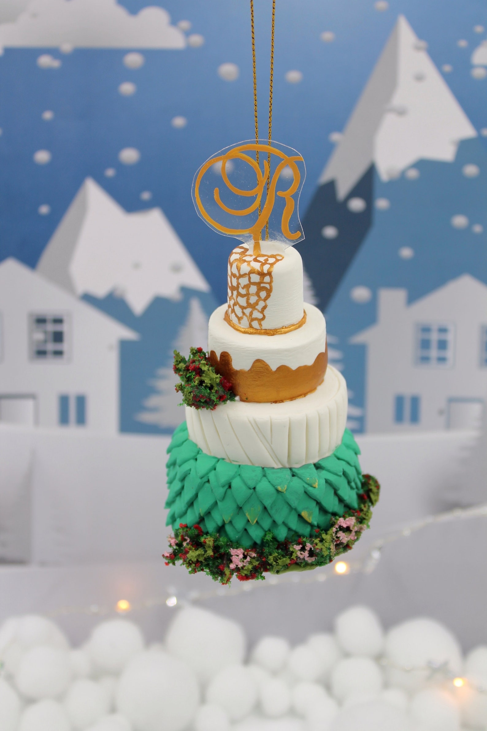 Miniature Wedding Cake Cake Replica Newlywed Married Wedding - Etsy