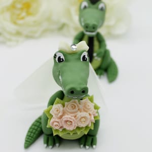 Crocodile Alligator Wedding Cake Topper, Safari Wild Animal Rustic ...