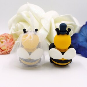 Bee Wedding Cake Topper, Personalized Bee Bride and Groom, Funny Cute ...