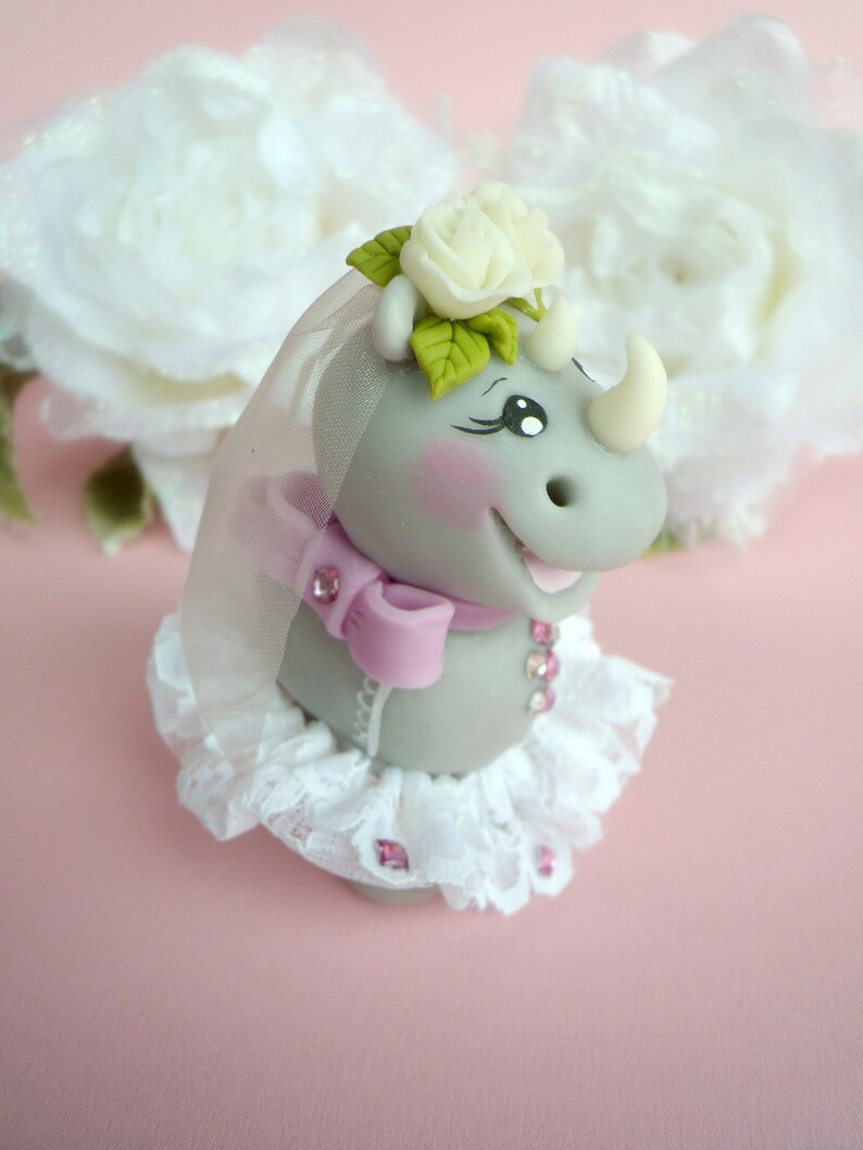 Rhino Cake Topper for Wedding - Etsy