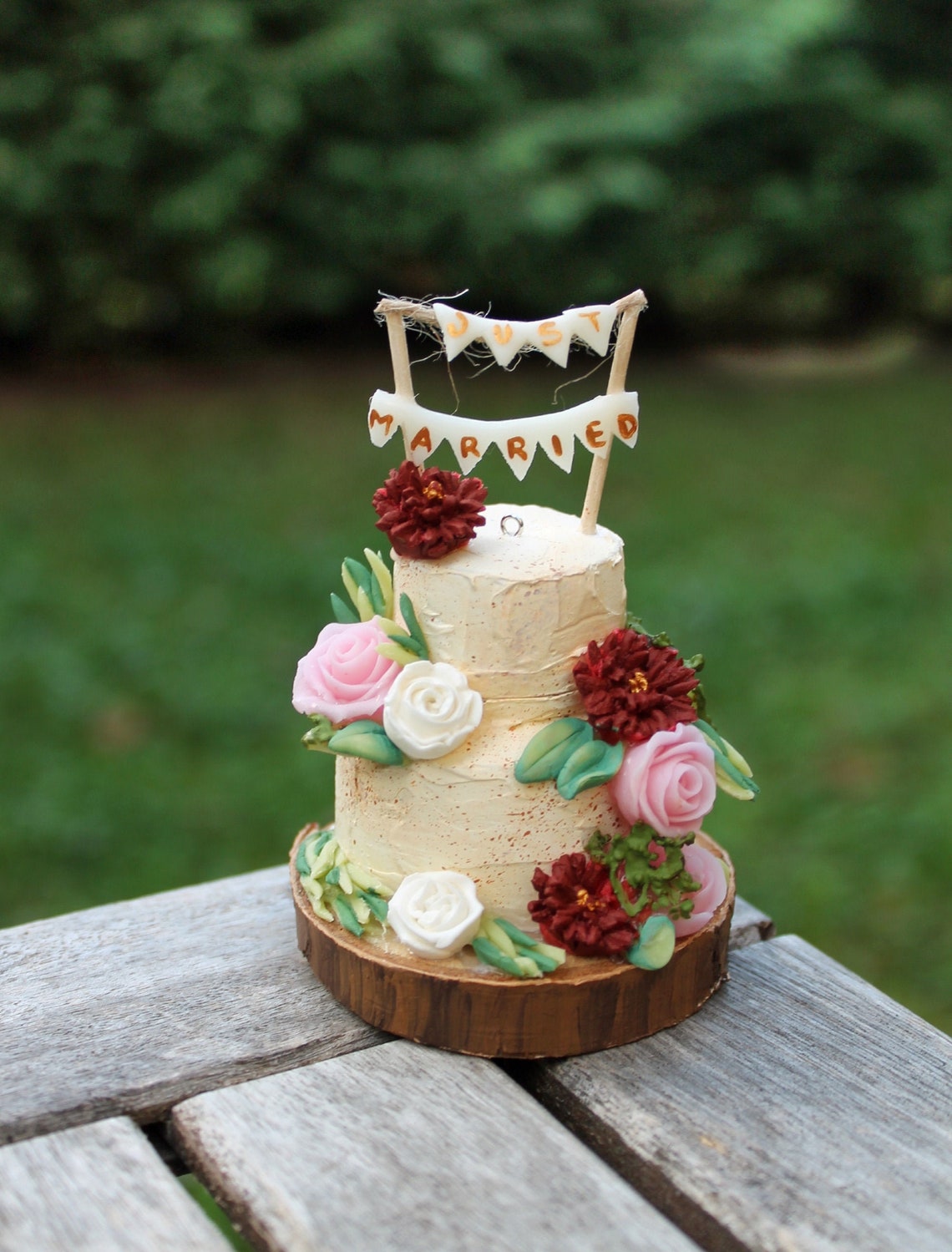 Wedding Cake Ornament Replica Miniature Mini Wedding Custom - Etsy