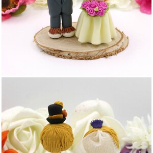 Unique Cake Topper, Scarecrow Wedding Cake Topper, Fall Cake Topper ...
