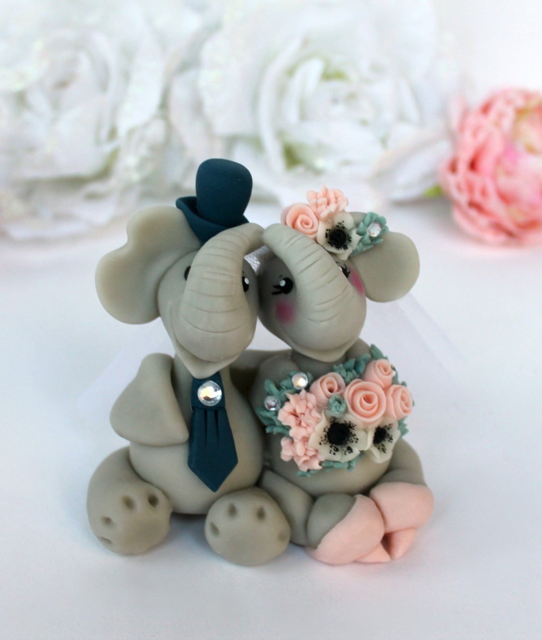 Elephant Wedding, Cake Topper, Wedding Party Gift, Unique Wedding Cake ...