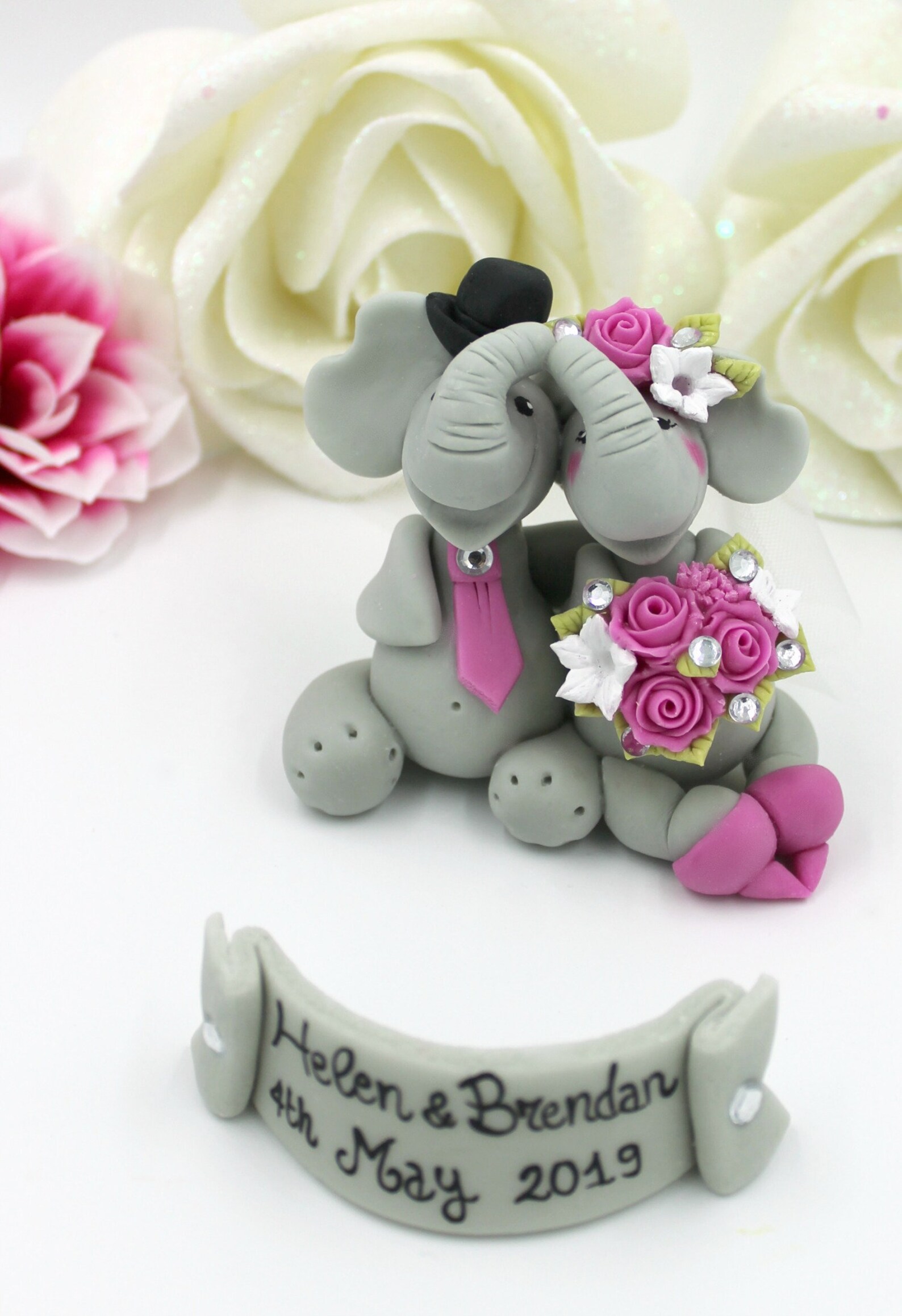 Elephant Wedding, Cake Topper, Wedding Party Gift, Unique Wedding Cake ...