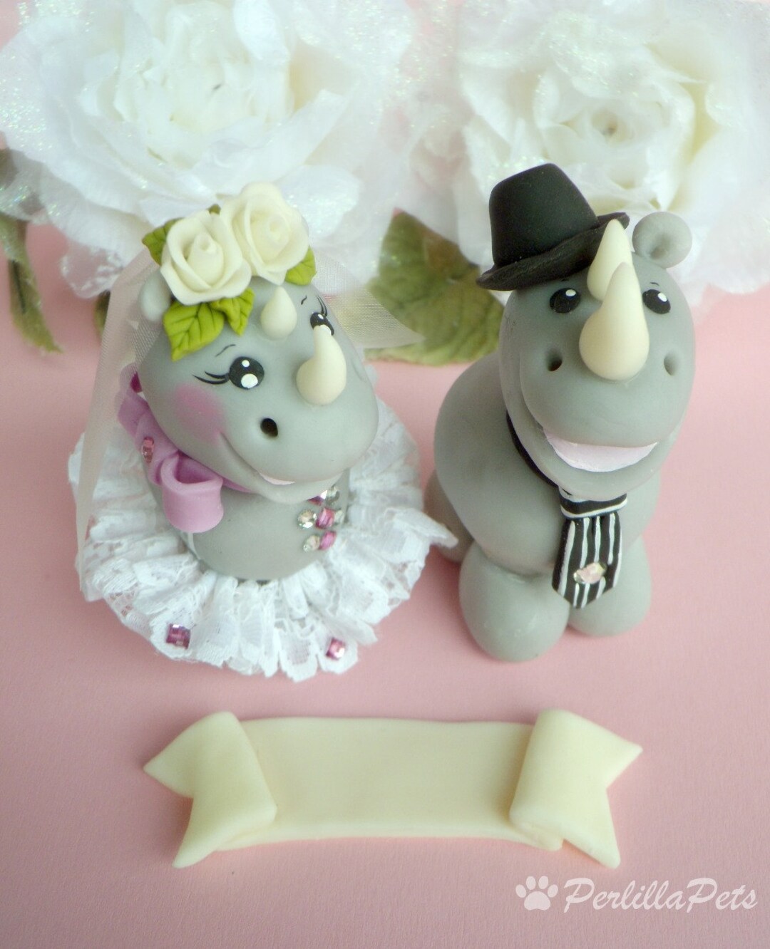 Rhino Cake Topper for Wedding - Etsy