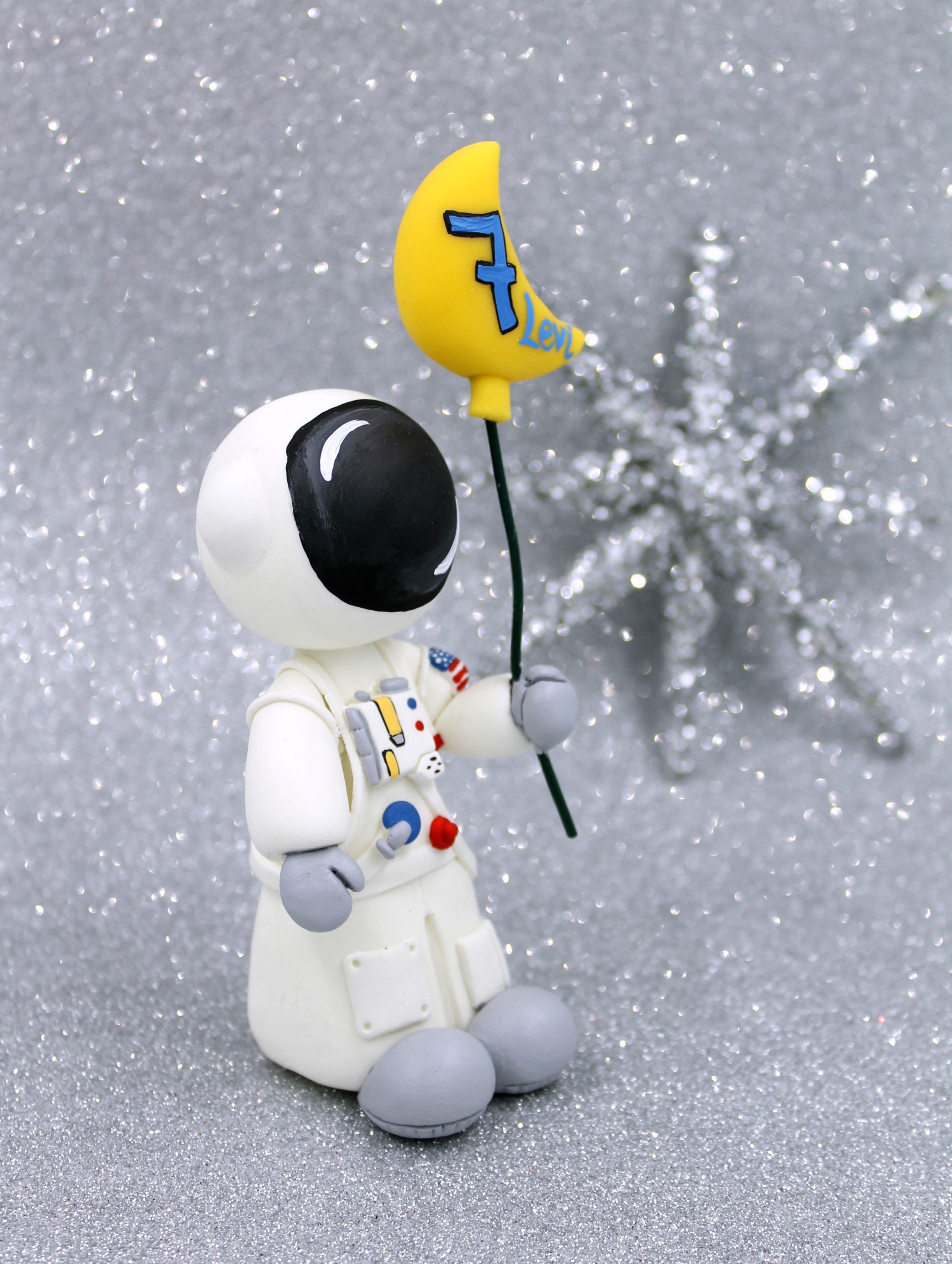 Astronaut Birthday Cake Topper, Outer Space Birthday Party, Custom Cake ...