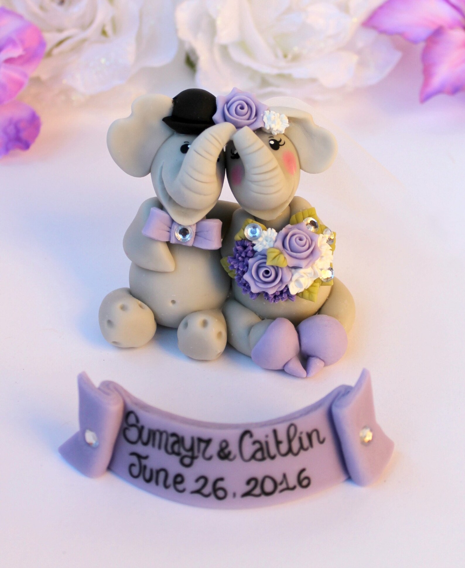 Elephant Wedding, Cake Topper, Wedding Party Gift, Unique Wedding Cake ...