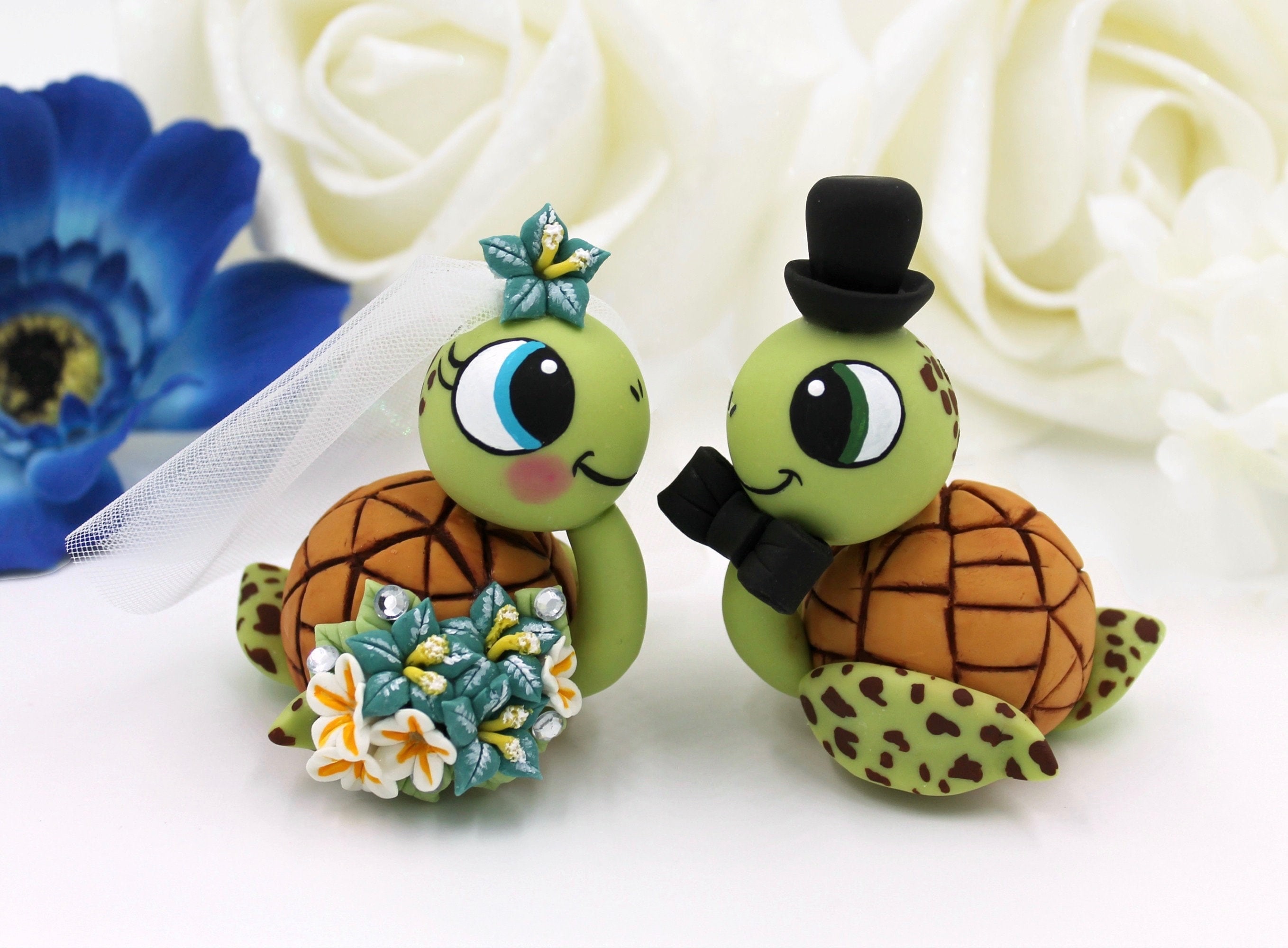 Unique Wedding Cake Topper Sea Turtle Cake Topper | Etsy