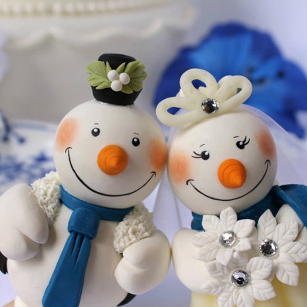 Snowman Cake Topper - Etsy