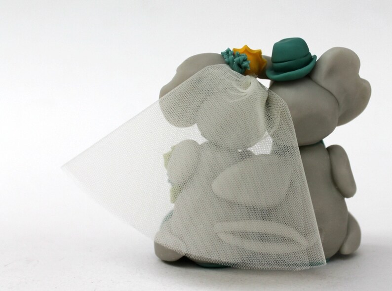 Elephant Wedding Cake Topper Custom Animal Cake Topper | Etsy