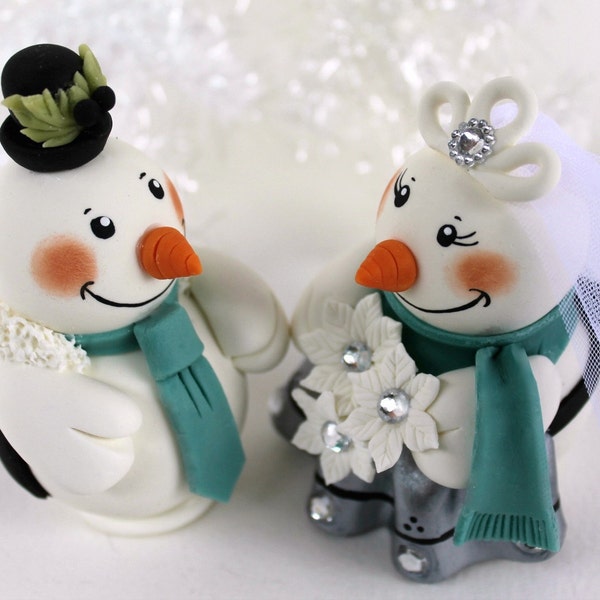 Snowman Cake Topper - Etsy