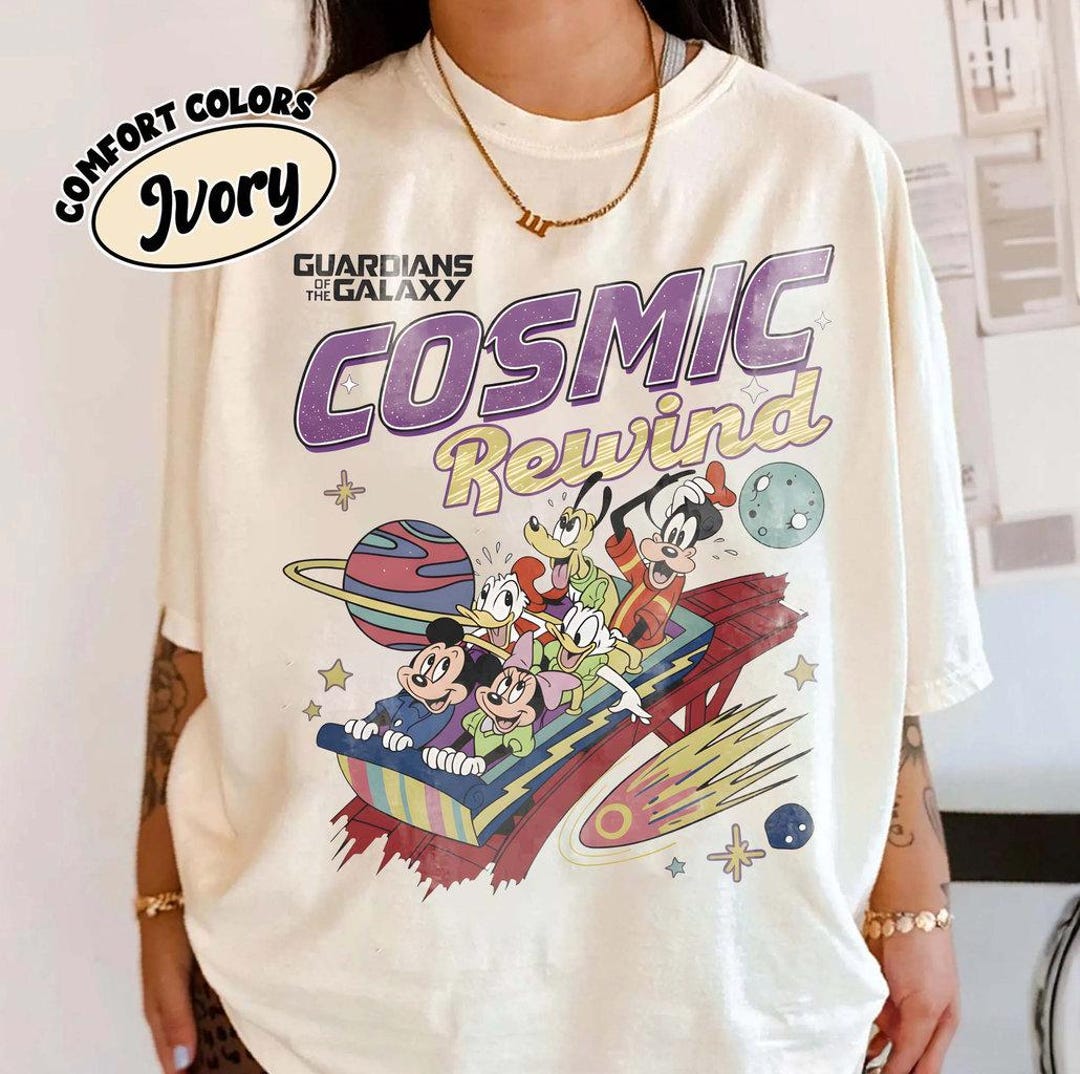 Vintage Guardians of the Galaxy Cosmic Rewind Shirt, Mickey and Friends ...