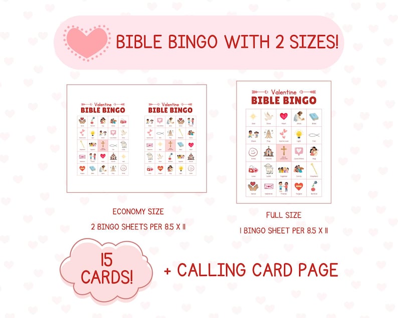 Christian Valentine Activity Pack | Bible Bingo + Devotional + Games ...