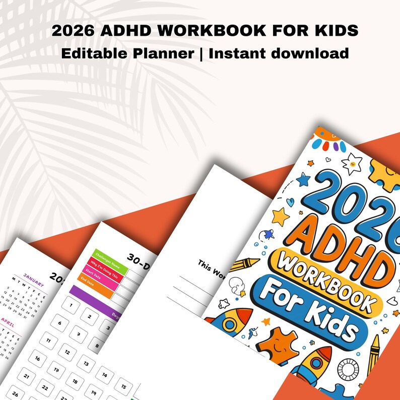 Cuaderno de ejercicios para niños sobre TDAH 2026 / Actividades de ...