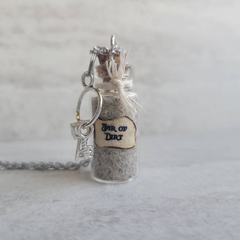 Pirates of the Caribbean Jar of Dirt Necklace With Compass and - Etsy