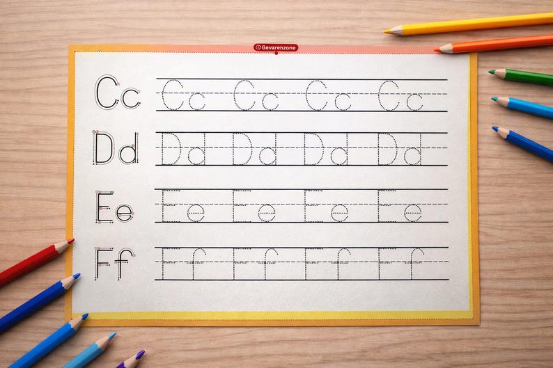 Alphabet Tracing Letters A–Z | ABC Letter Tracing Worksheets ...