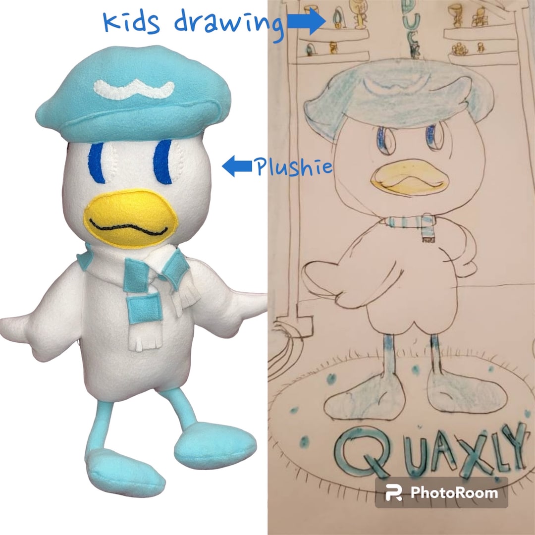 Draw Your Toy, Personalized Softie, Kids Drawing to Plushie, Your ...