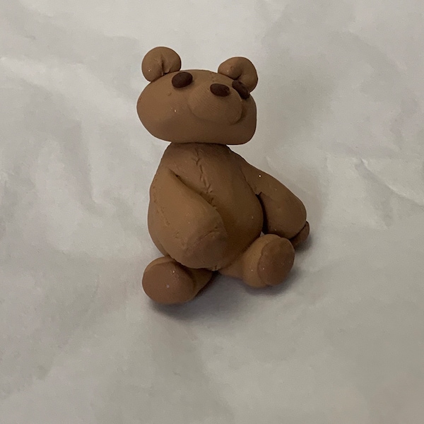 Bear Clay Figurines - Etsy