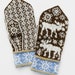 Magical Moose Mittens Knitting Pattern for Women, Stranded Colorwork ...