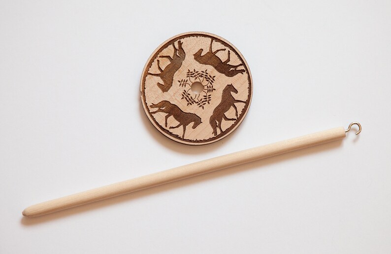 Sewing & Fiber Spindles Weaving & Tapestry Convertible top whorl or ...