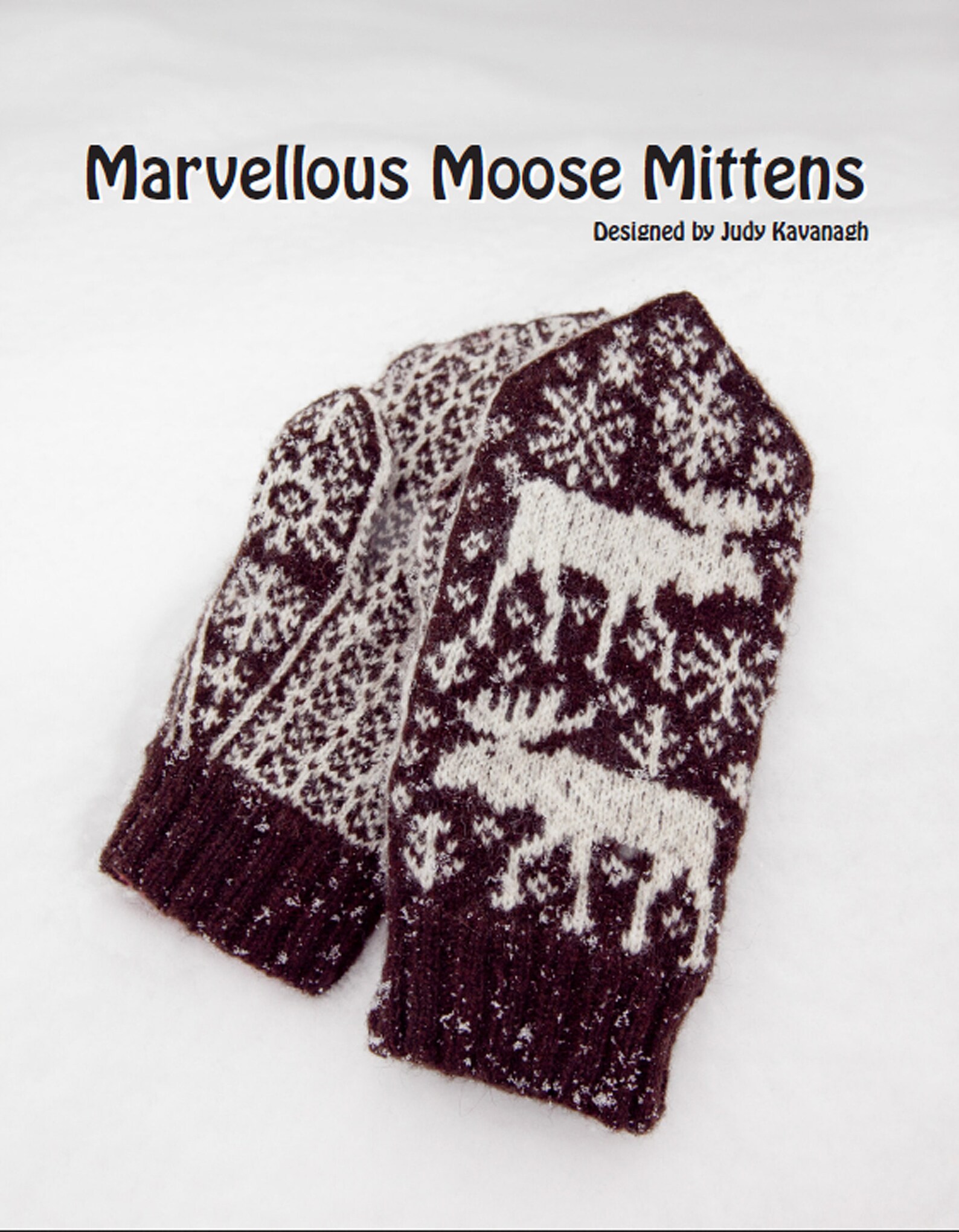Marvellous Moose Mittens Knitting Pattern for Men - Instant Digital ...
