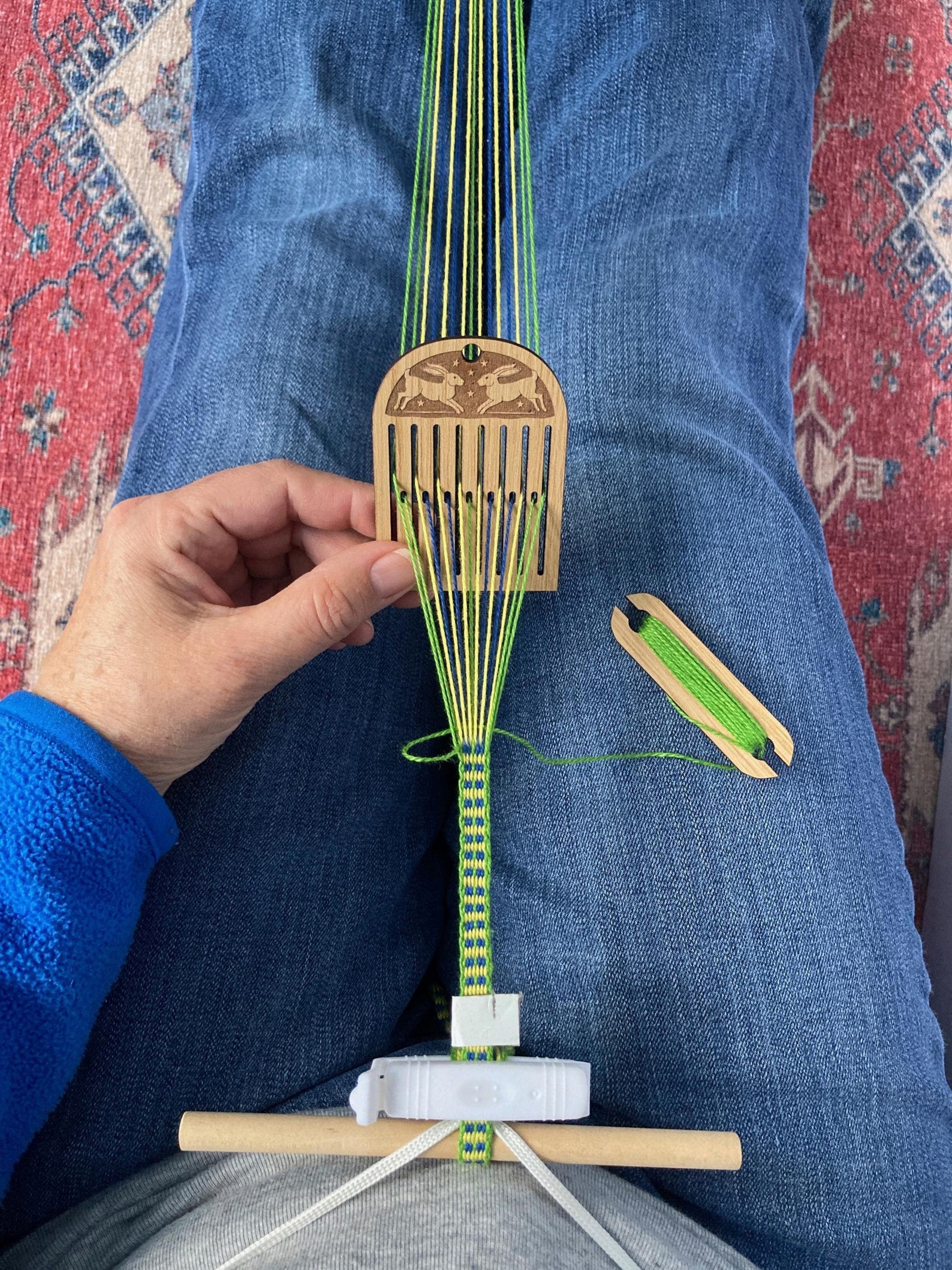 Rigid Heddle Backstrap Loom Kit for Bandweaving, Everything You Need, Introduction to Weaving ...