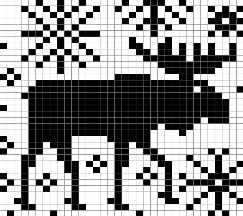 Marvellous Moose Mittens Knitting Pattern for Men - Instant Digital ...