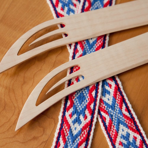 Small Saami Weaving Kit Double Holed Rigid Heddle Backstrap | Etsy