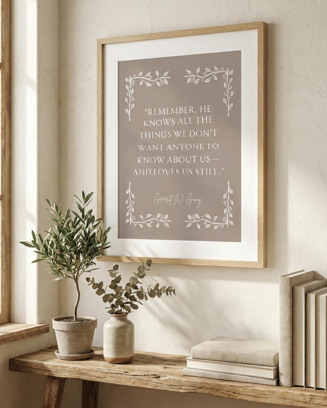 Gerrit W. Gong LDS Quote Wall Art | Inspirational Christian Printable ...