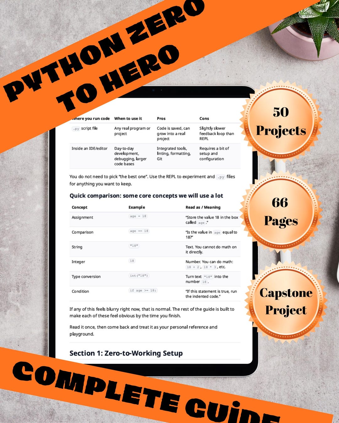 Python Cheat Sheet & Study Guide | Computer Science Notes, 50+ Projects ...