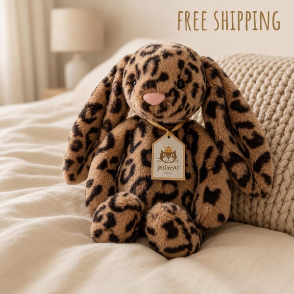 Leopard Stuffed Animal - Etsy UK