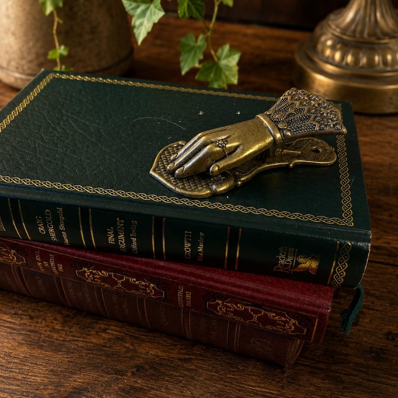 Brass Hand Bookmarks - Etsy