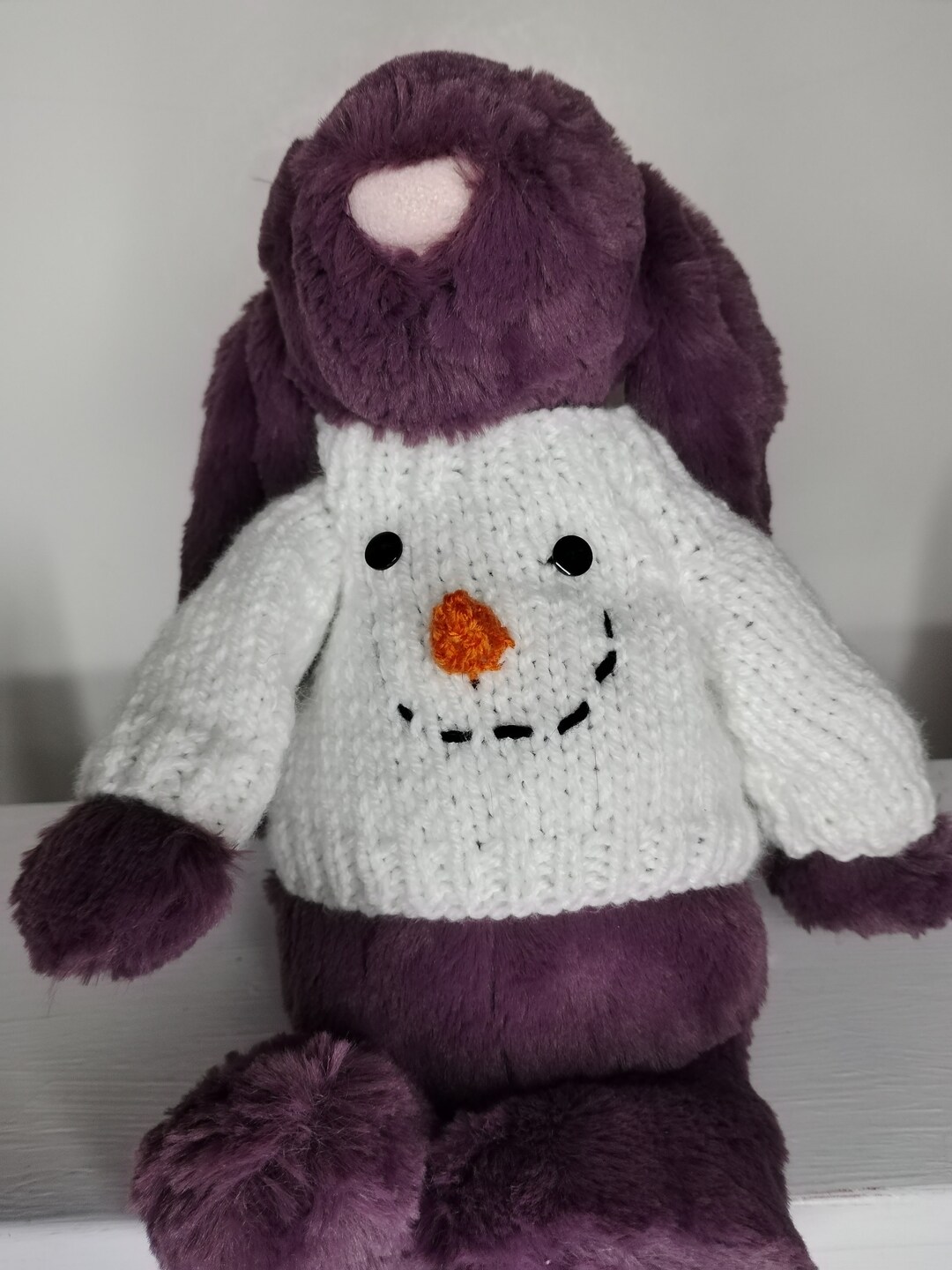 Christmas Jumper Fits Jellycat Medium Bashful Bunny - Etsy UK