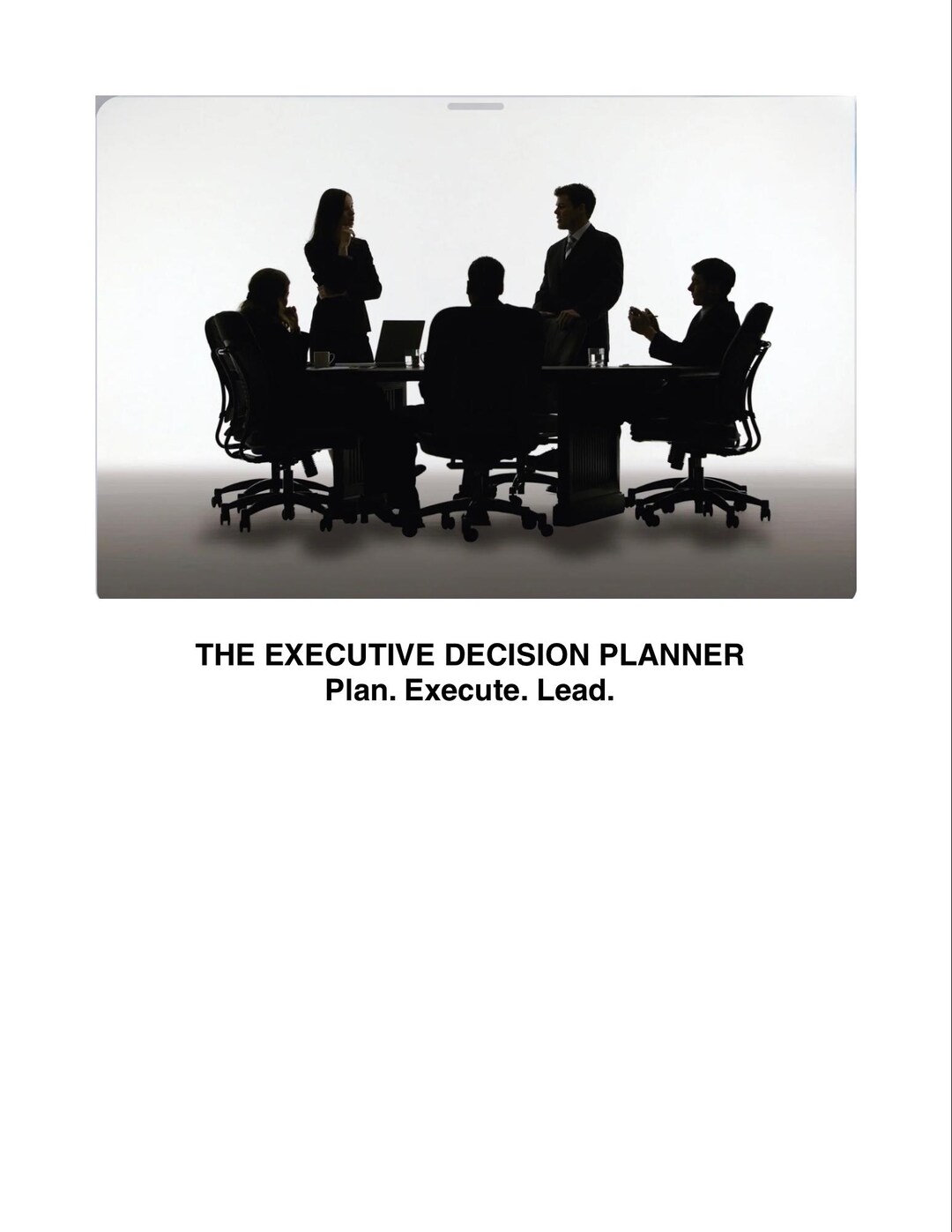 Executive Decision 34-page CEO Planner | Business & Leadership Planner ...