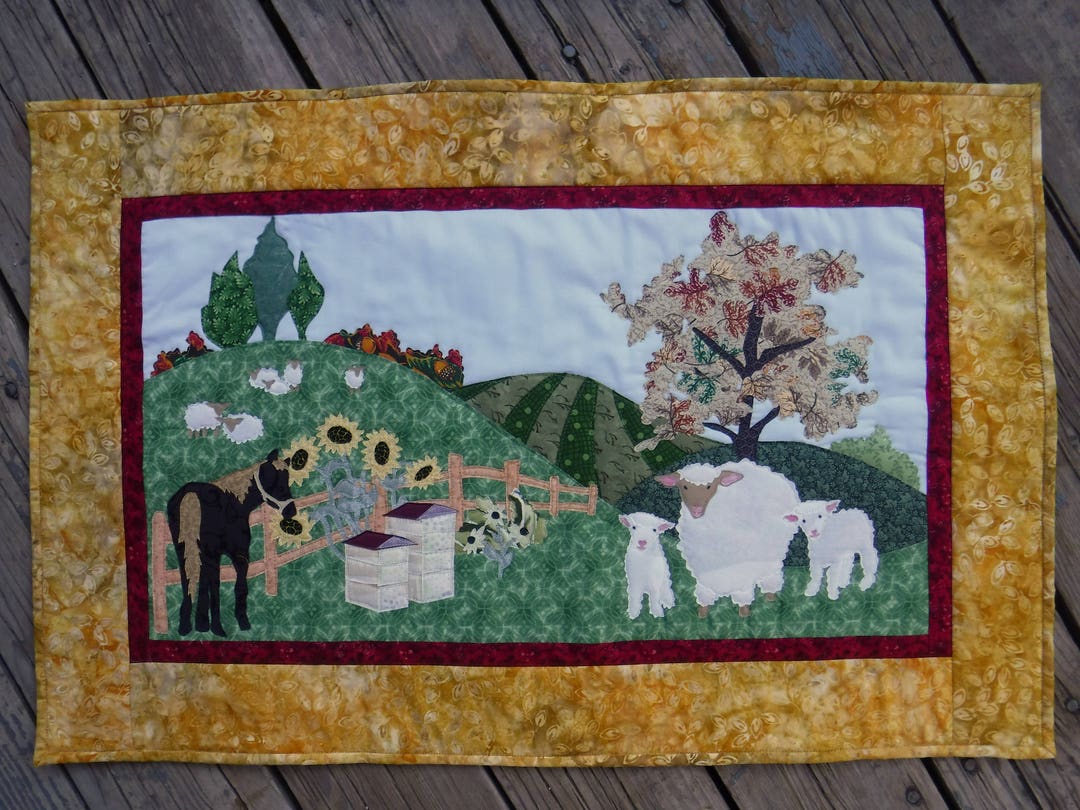Applique Art Quilt, "the Hills Are Alive", Mckenna Ryan Design - Etsy