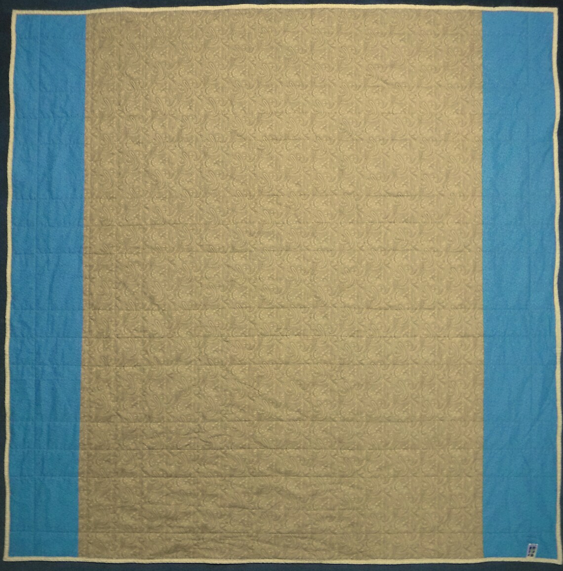 Medallion Quilt Gold and Teal Quilt Yellow and Orange Quilt - Etsy