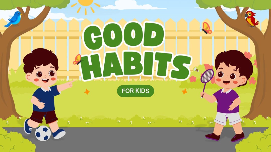 Good Habits for Kids Printable | Daily Routine, Behavior Chart ...